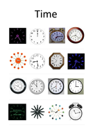 TELLING THE TIME TEACHING RESOURCES EYFS KS 1-2 MATHS NUMERACY OCLOCK ...