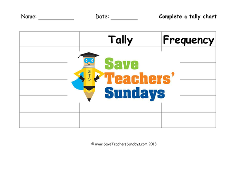 Tally Charts KS2 Lesson Plans, PowerPoint and Tally Chart Template ...