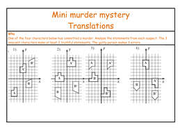 Translations mini murder mystery | Teaching Resources