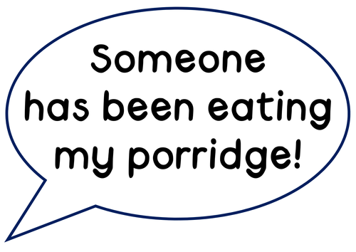 GOLDILOCKS AND THREE BEARS STORY TEACHING RESOURCES EYFS KS 1-2 ...