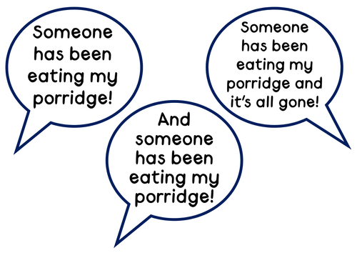 GOLDILOCKS AND THREE BEARS STORY TEACHING RESOURCES EYFS KS 1-2 ...