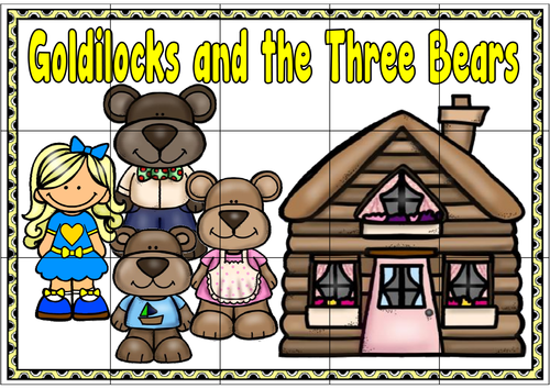 GOLDILOCKS AND THREE BEARS STORY TEACHING RESOURCES EYFS KS 1-2 ...