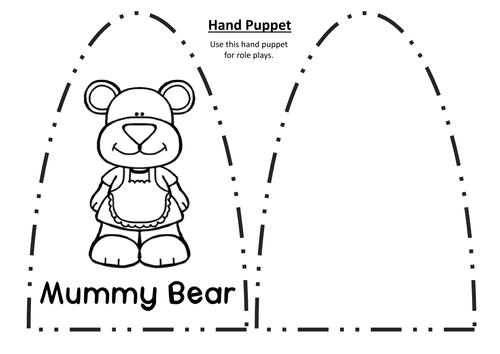 GOLDILOCKS AND THREE BEARS STORY TEACHING RESOURCES EYFS KS 1-2 ...