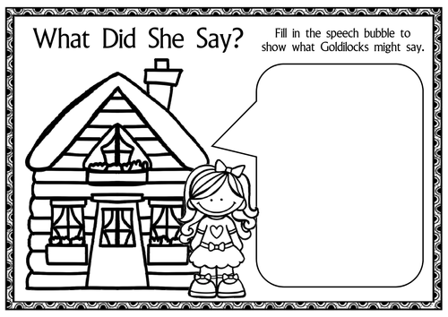 GOLDILOCKS AND THREE BEARS STORY TEACHING RESOURCES EYFS KS 1-2 ...