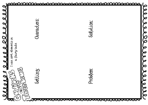 GOLDILOCKS AND THREE BEARS STORY TEACHING RESOURCES EYFS KS 1-2 ...