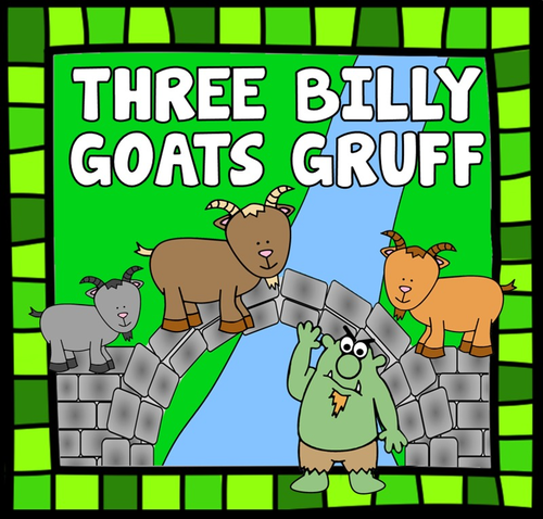THREE BILLY GOATS GRUFF STORY TEACHING RESOURCES EYFS KS 1-2 LITERACY ...