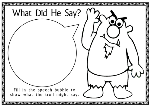 THREE BILLY GOATS GRUFF STORY TEACHING RESOURCES EYFS KS 1-2 LITERACY ...