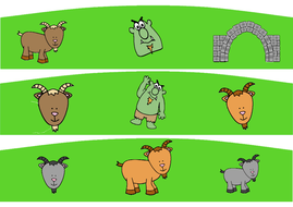 THREE BILLY GOATS GRUFF STORY TEACHING RESOURCES EYFS KS 1-2 LITERACY ...