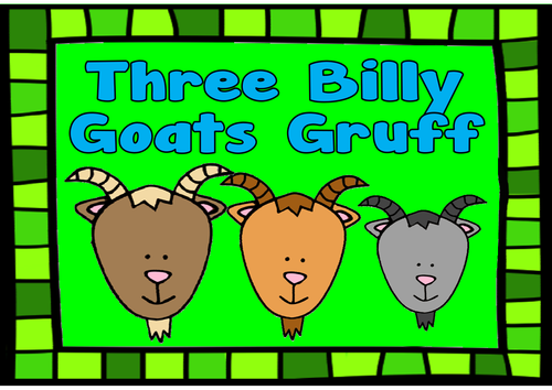 THREE BILLY GOATS GRUFF STORY TEACHING RESOURCES EYFS KS 1-2 LITERACY ...