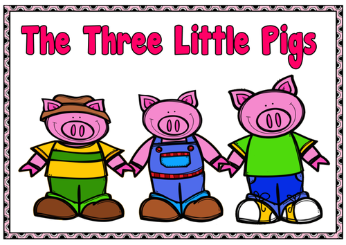 THREE LITTLE PIGS STORY TEACHING RESOURCES EYFS KS 1-2 ENGLISH LITERACY ...