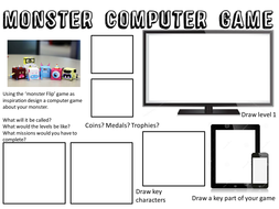 monster computer game design | Teaching Resources