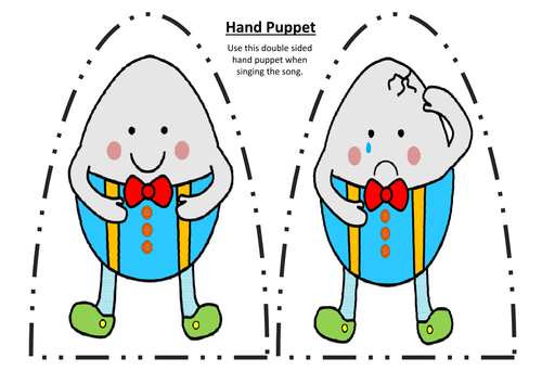 NURSERY RHYMES -SINGING SONGS ROLE PLAY PROPS POSTERS POEMS HUMPTY ...