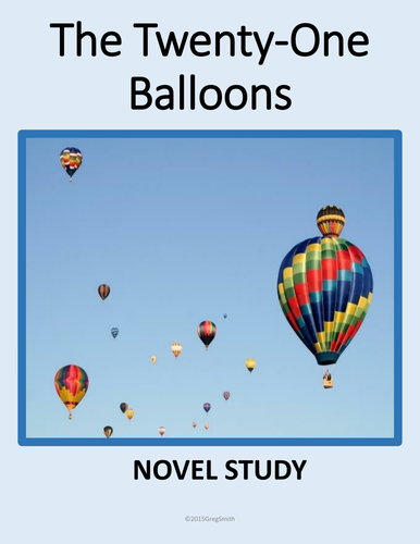 Twenty One Balloons Novel Study | Teaching Resources