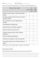 Lower KS2 Persuasive Letter Checklist - Self Peer and Teacher ...