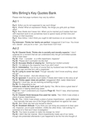 An Inspector Calls assessment on Mrs Birling- Key quotes | Teaching ...