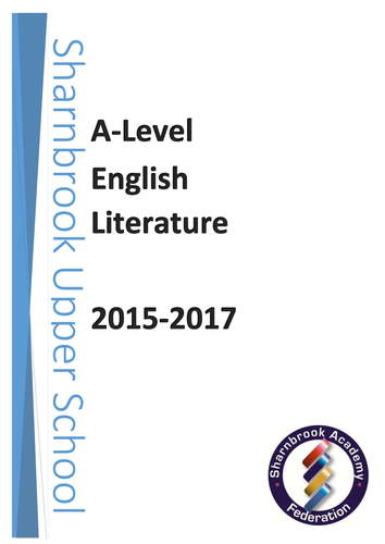 English Literature NEW A-Level Course Handbook for students by kiirstii ...