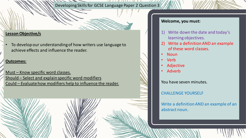 New 2016 AQA GCSE English Language Paper 2 Reading Full Scheme and ...