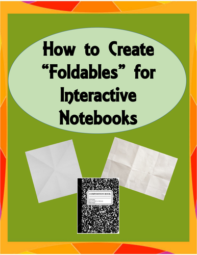 Foldables for Interactive Notebooks | Teaching Resources