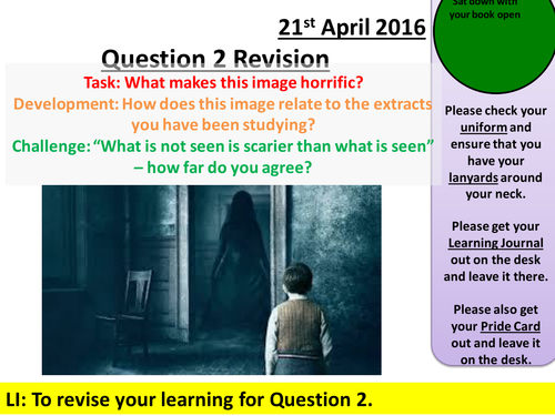 Full PowerPoint Lessons for AQA GCSE English Language Paper 1 ...