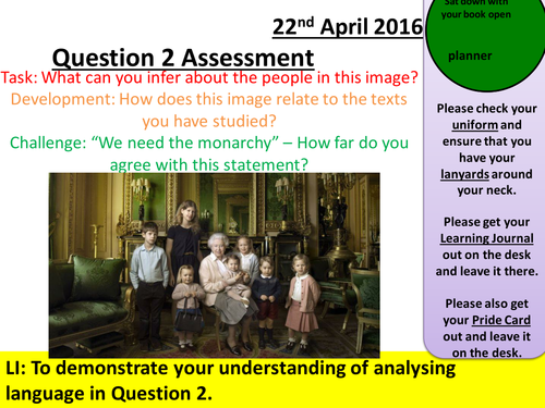 Full PowerPoint Lessons for AQA GCSE English Language Paper 1 ...