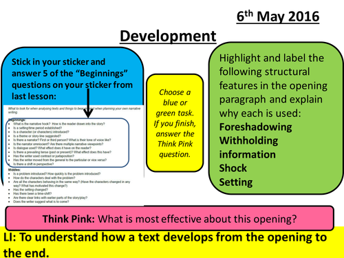 Full PowerPoint Lessons for AQA GCSE English Language Paper 1 ...