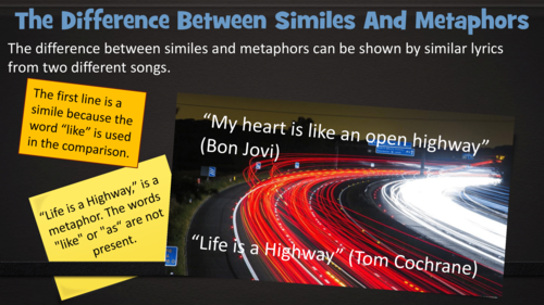 Similes, Metaphors, Personification and Alliteration | Teaching Resources