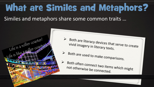 Similes, Metaphors, Personification and Alliteration | Teaching Resources