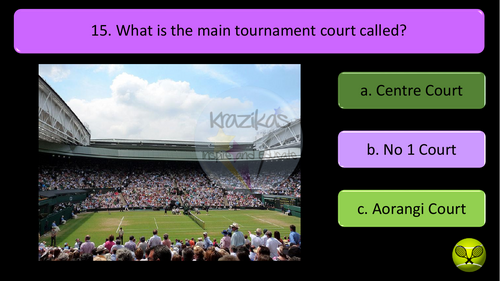Wimbledon / Tennis Quiz | Teaching Resources