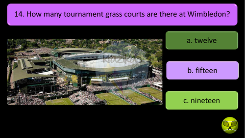 Wimbledon / Tennis Quiz | Teaching Resources