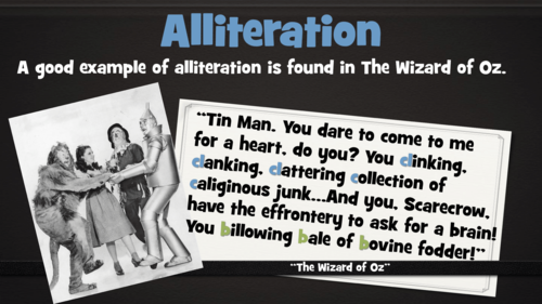 Personification, Alliteration, Similes and Metaphors | Teaching Resources