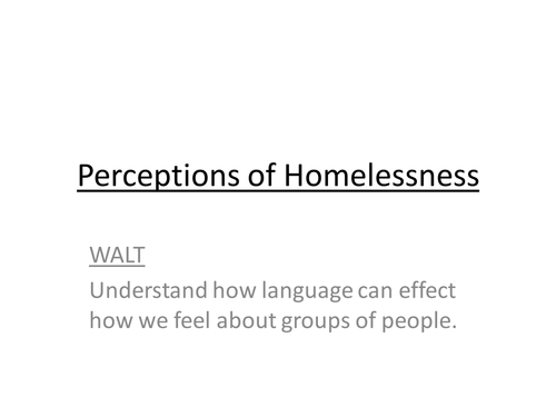 Stone Cold by Robert Swindells: Perceptions of Homelessness | Teaching ...
