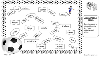 Literacy resources: Football themed worksheets | Teaching Resources