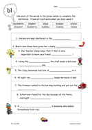 BL blends worksheets | Teaching Resources