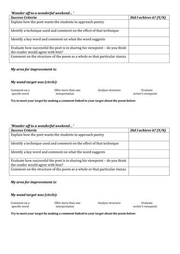 Outstanding Poetry Lesson - Introduction to Poetry | Teaching Resources