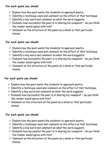 Outstanding Poetry Lesson - Introduction to Poetry | Teaching Resources