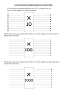 KS2 Maths x10 x100 x1000 word problems | Teaching Resources