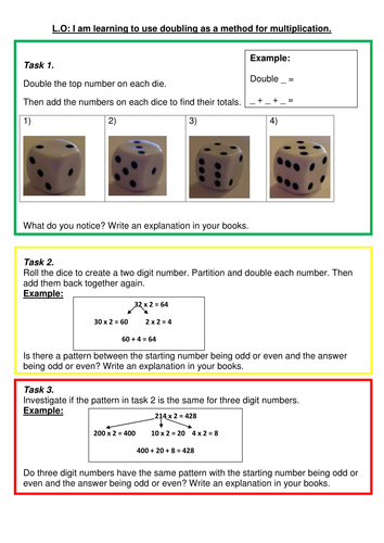 KS2 Maths Halving game and doubling investigation odd and even ...