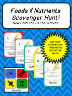 Nutrition: Food and Nutrients SCAVENGER HUNT! | Teaching Resources