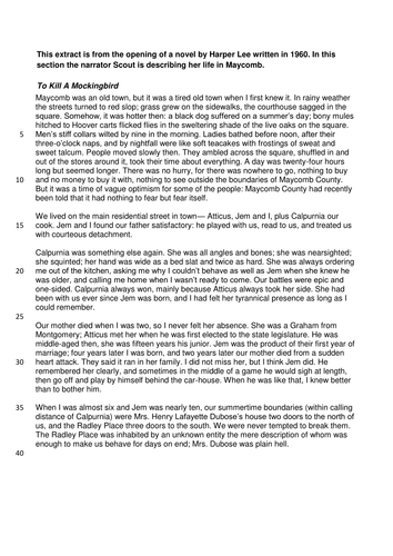 AQA Paper 1 Language Section A, Q1, 2, 3 and 4 NEW 9-1 | Teaching Resources