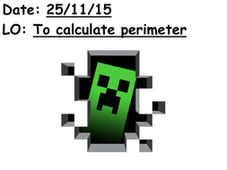 Minecraft Perimeter | Teaching Resources
