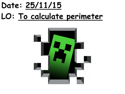 Minecraft Perimeter | Teaching Resources