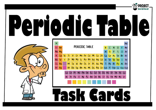 Periodic Table Task Cards | Teaching Resources