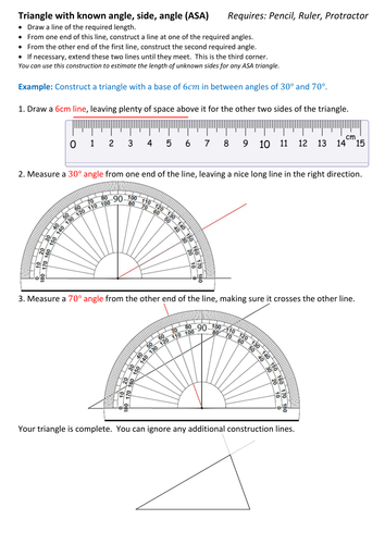 Mathematical Construction bundled resources (for compass & protractor ...