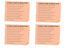 KS3 9-1 'Love and Relationships' poetry | Teaching Resources