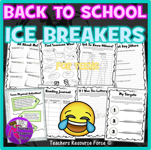 Back to School Activities Bundle for teens | Teaching Resources