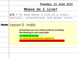 Me and my World - Map Skills, & Sense of Place | Teaching Resources