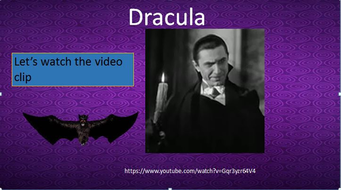 Dracula Extract Lesson | Teaching Resources