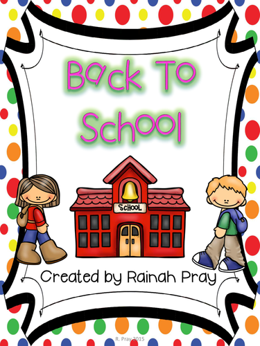 Back to School Pack | Teaching Resources