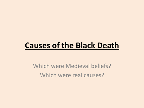 Black Death - causes and treatments | Teaching Resources