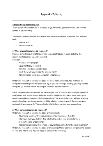 Applied Business BS08 Assignment & Resources | Teaching Resources